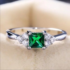 Jewelry | New Princess Cut Emerald Ring | Poshmark